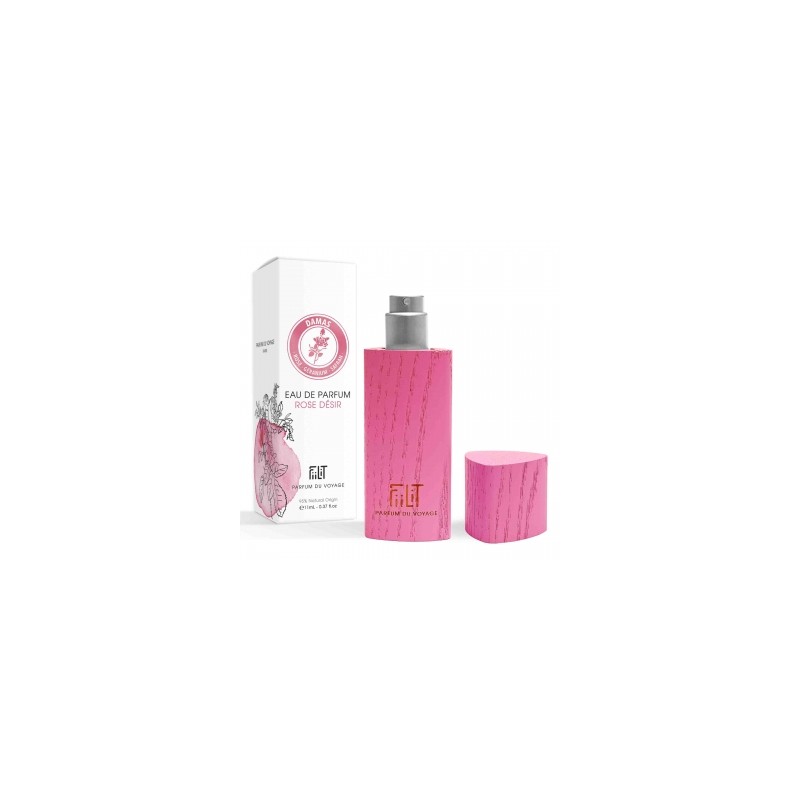 Etui et parfum ROSE DESIR Damas - 11ml
